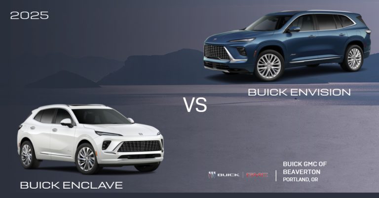 Buick Envision vs. Enclave 2025 | Portland Luxury SUVs
